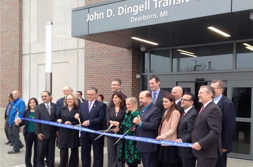 John D. Dingell Transit Center opens in Dearborn, Mich. - Railway Track ...