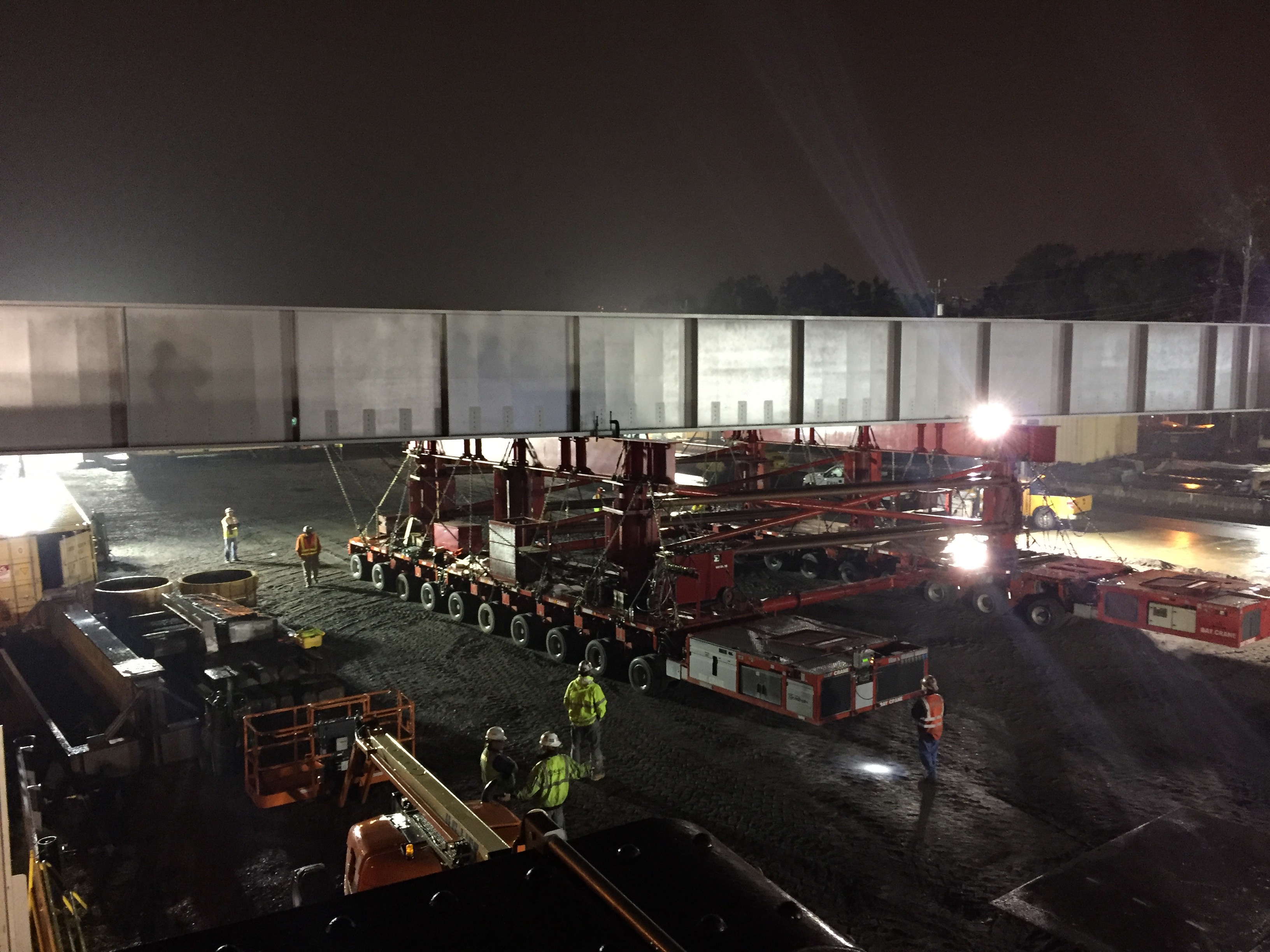 Watch video: Time-lapse of demolition and construction of Travis Spur ...