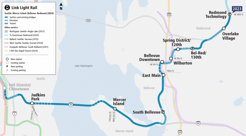Look and watch: Sound Transit's Bellevue tunnel now complete - Railway ...