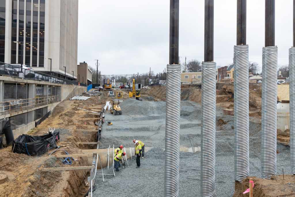 HART begins construction on columns, foundations - Railway Track and ...