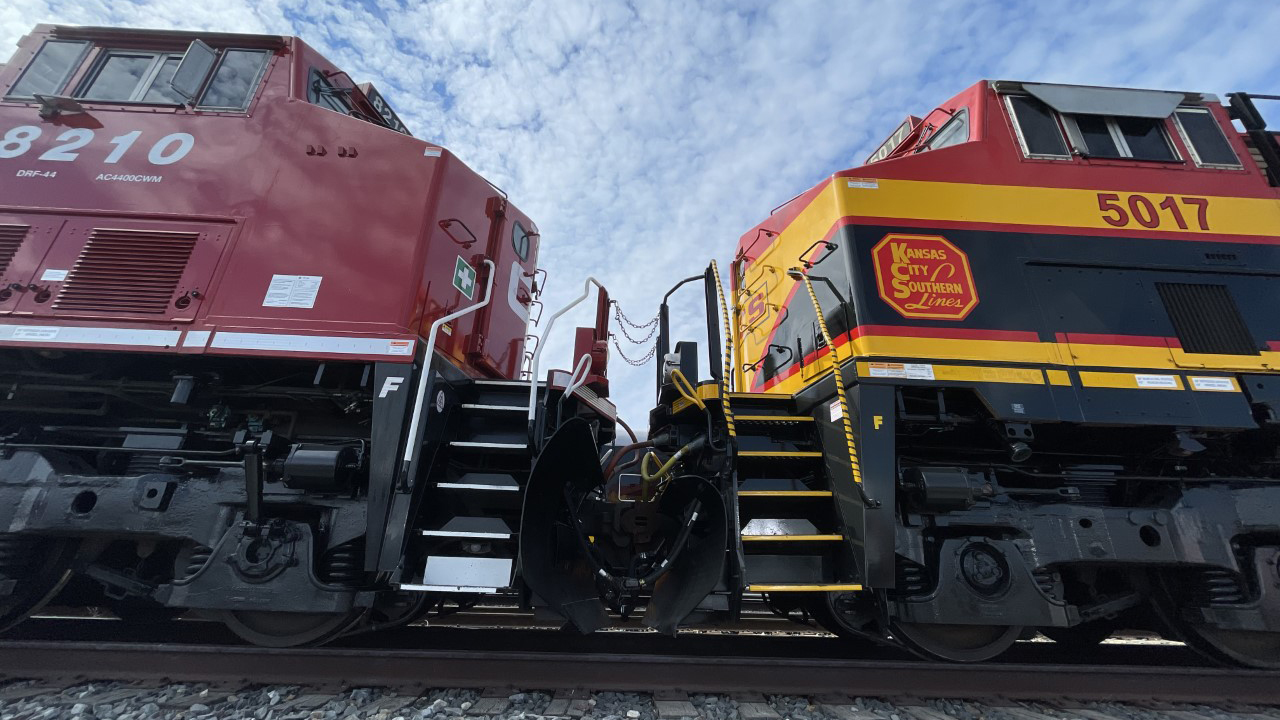 CPKC Drives Ceremonial Final Spike, Joining Three Nations - Railway ...