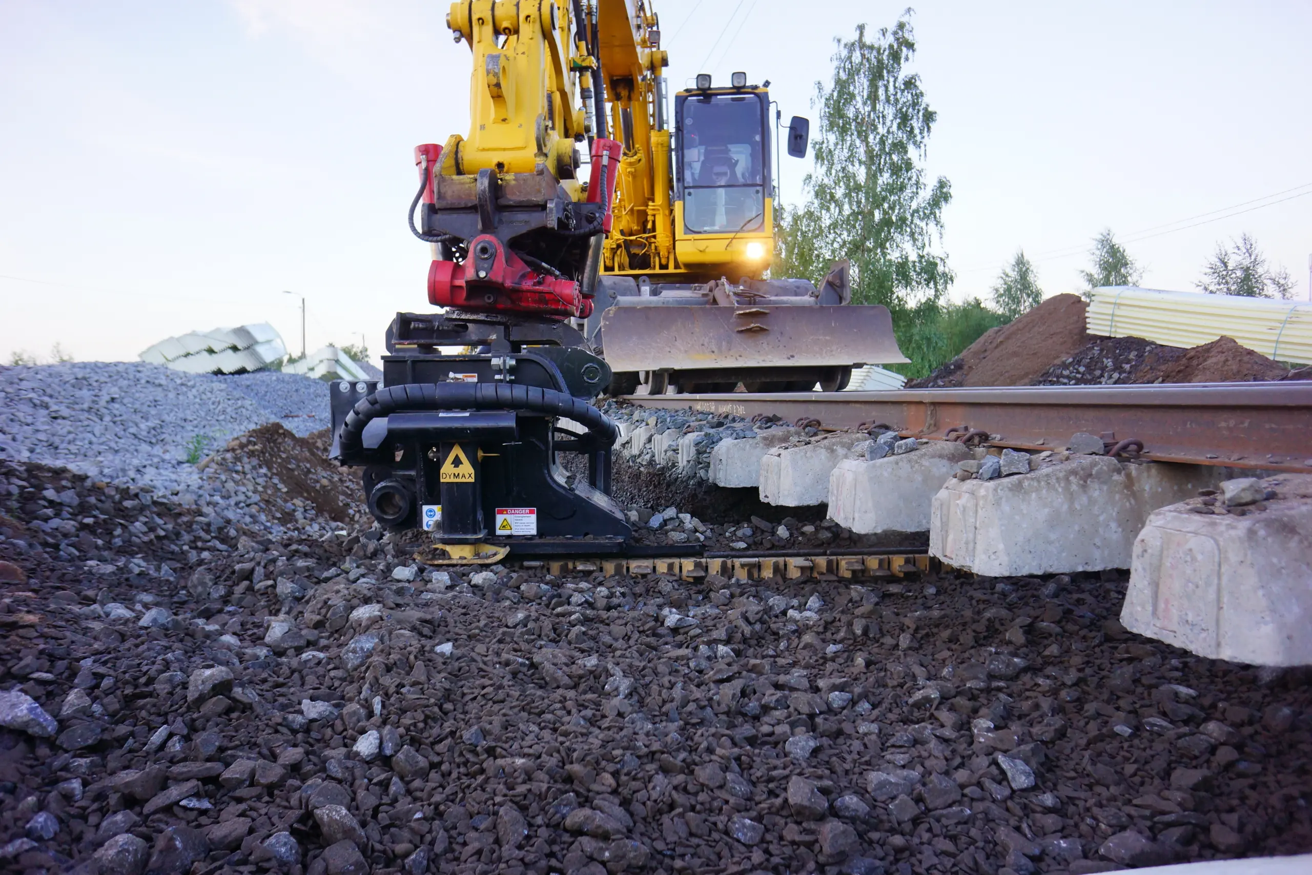 Undercutting Leaves Roadbed in Excellent Shape - Railway Track and ...