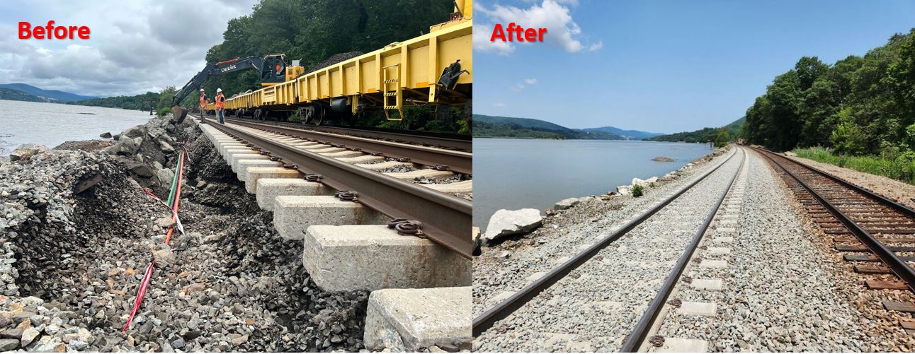 After Historic Rainfall, Metro-North Railroad Re-Opens After Clean-Up ...
