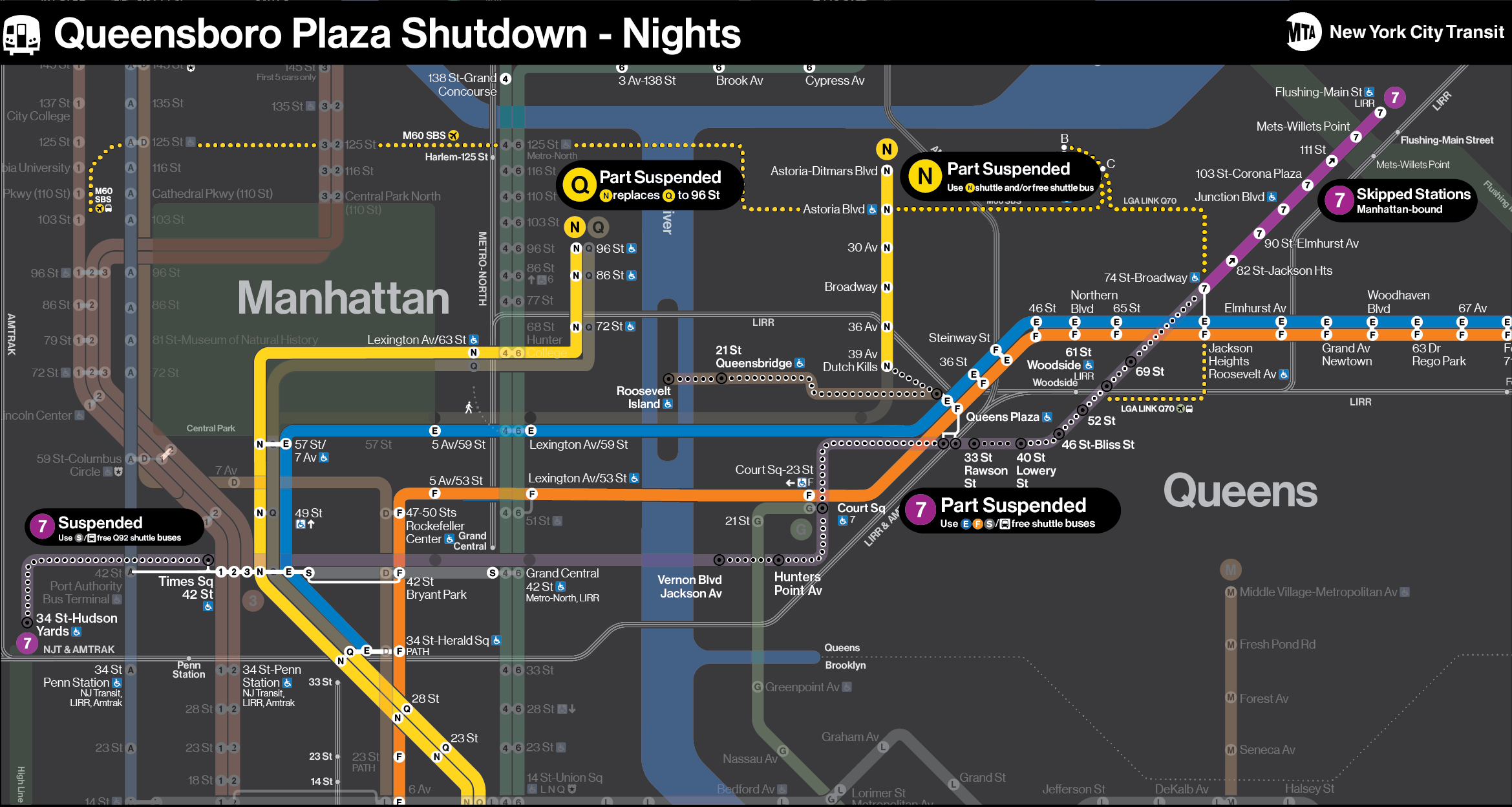MTA To Perform Upgrades at Queensboro Plaza - Railway Track and Structures