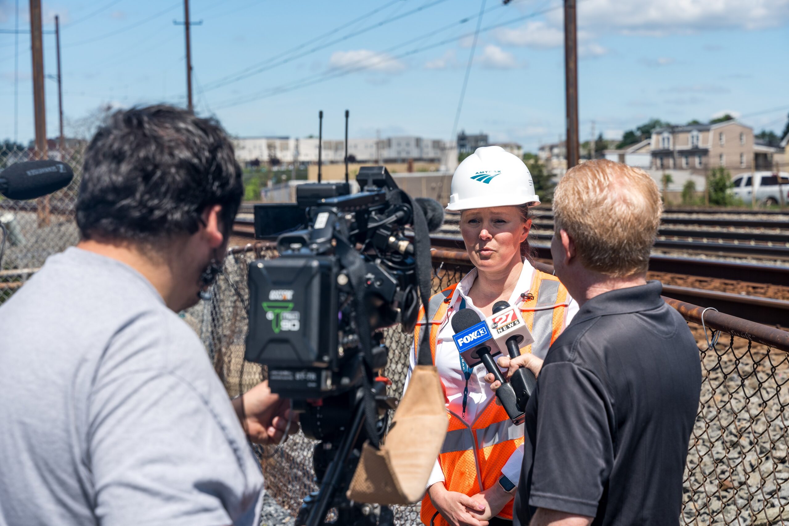 WATCH: Amtrak's Laura Mason Tours Harrisburg Track Renewal Project ...