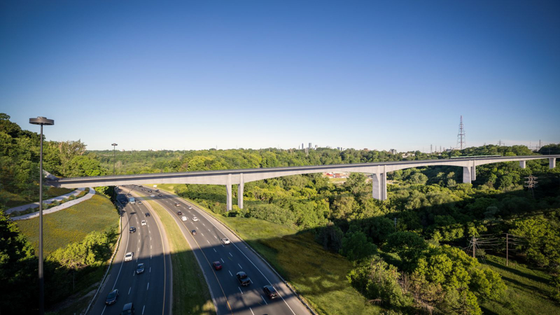 Ontario Line Construction Progress; Don Valley Crossing and West Don ...