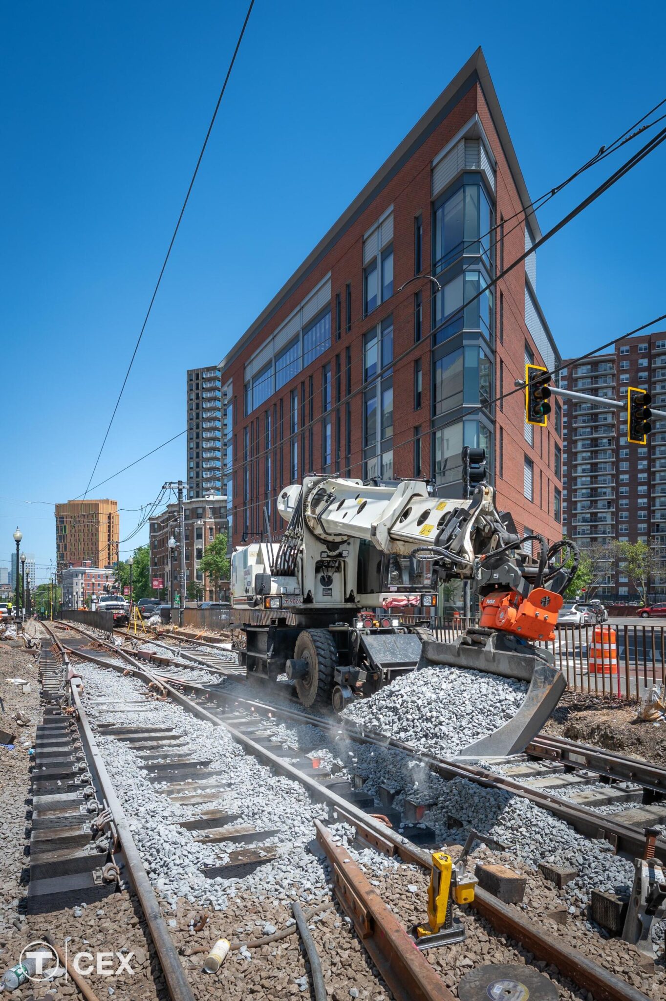MBTA Completes GLTPS Work on Green Line E Branch - Railway Track and ...